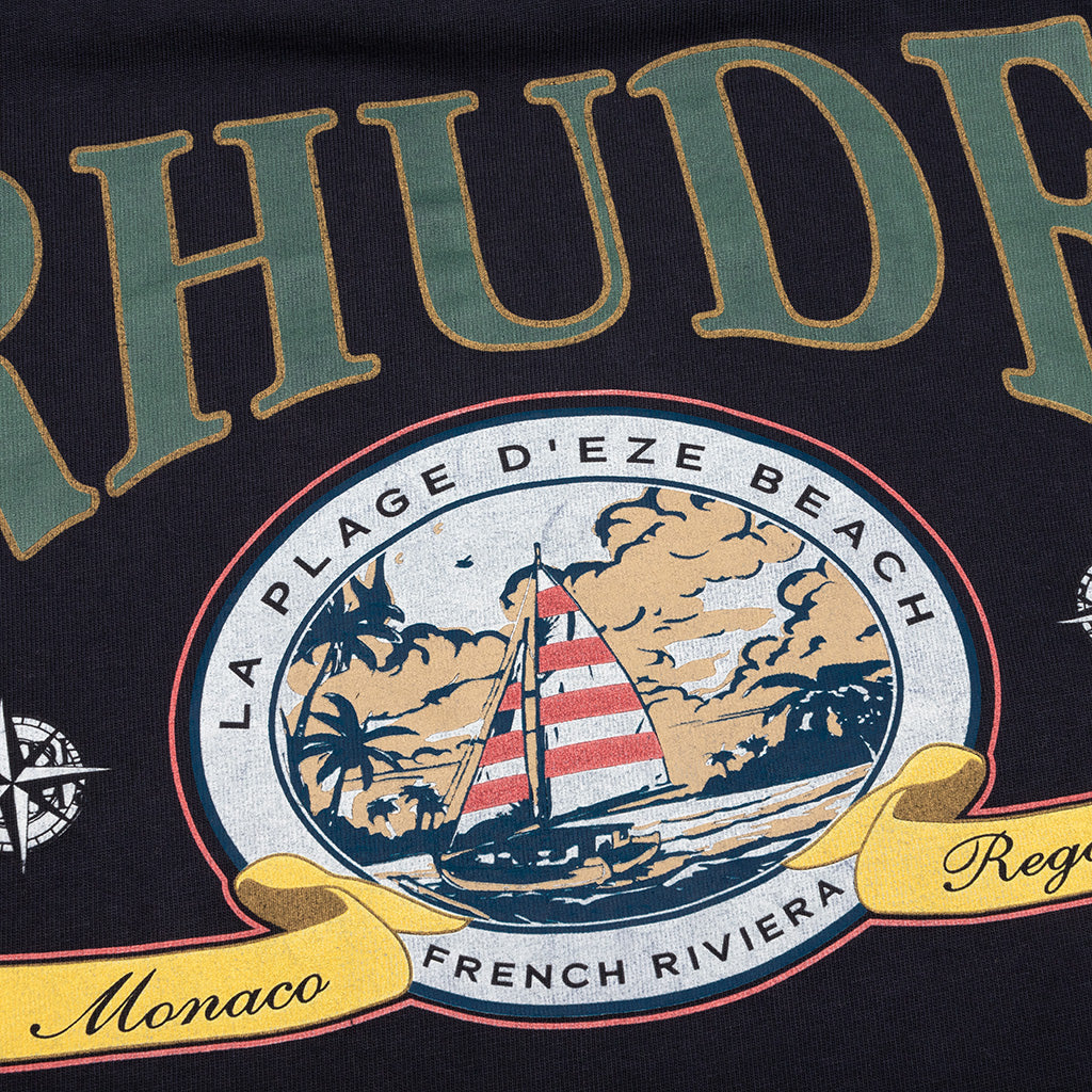 Monaco Regatta Tee - Vintage Black – Feature