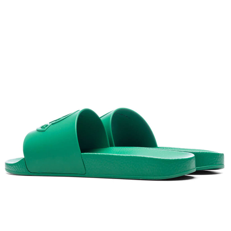 Basile Slides Shoes - Bright Green – Feature