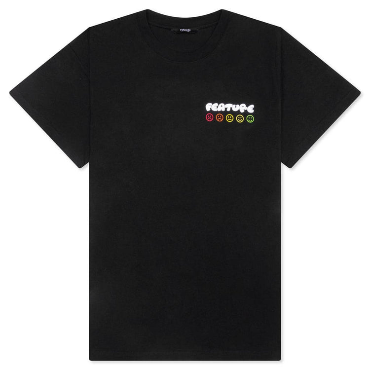 Mood Meter Tee Black Feature