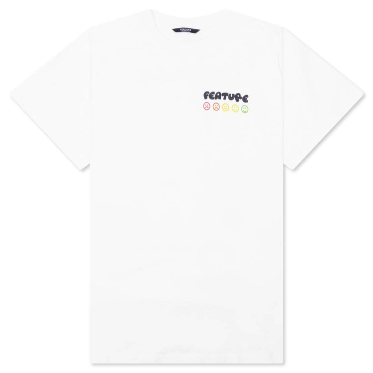 Mood Meter Tee White Feature
