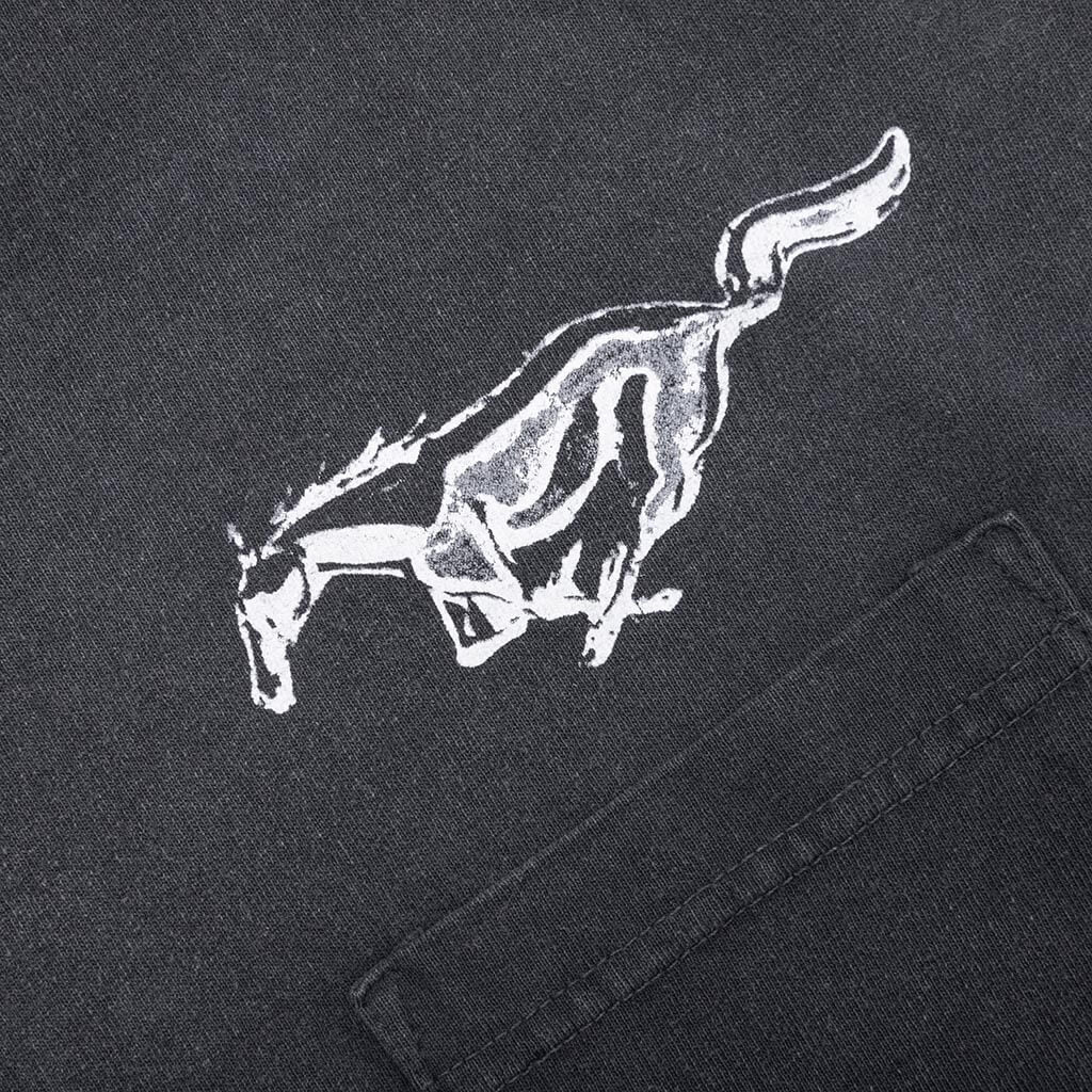 Mustang Cross Tee - Washed Black – Feature