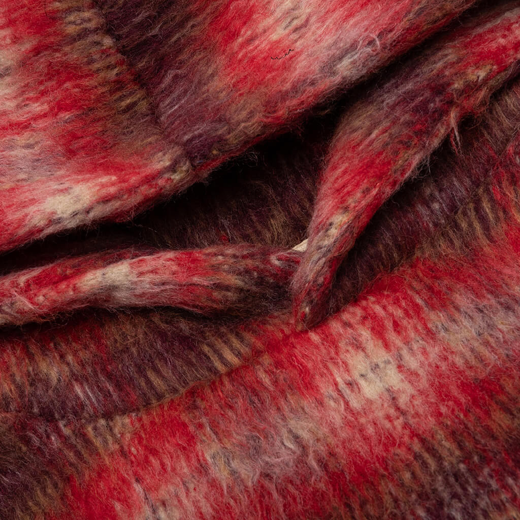 Nameless Poncho Hoodie - Red – Feature