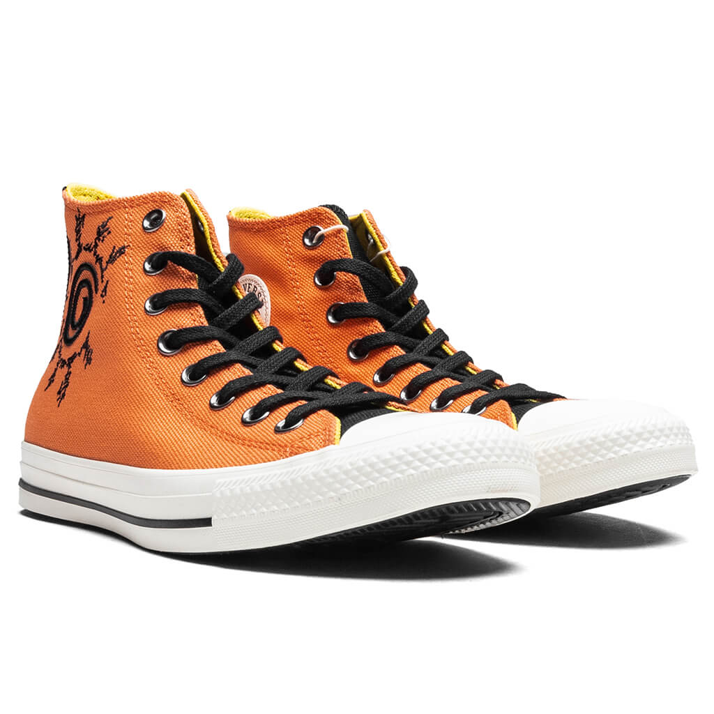 Converse x Naruto Chuck Taylor All Star Hi - Egret/Pale Magma/Black ...