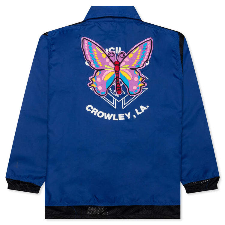 Coach Jacket Covered Jacket - Blue – Feature