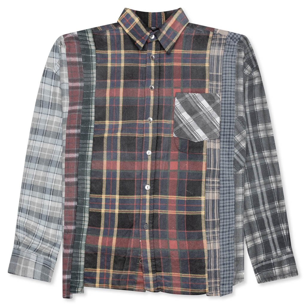 Flannel Shirt 7 Cuts Wide Reflection Shirt - Assorted – Feature