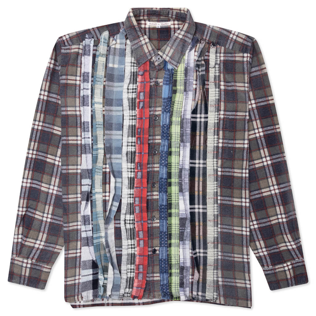 Flannel Shirt Ribbon Reflection Shirt - Assorted – Feature