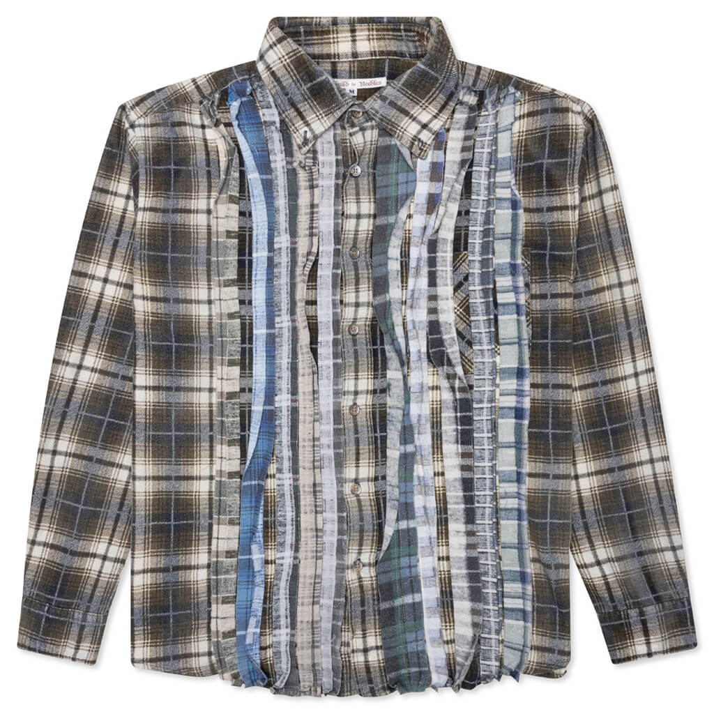 Flannel Shirt Ribbon Reflection Shirt - Assorted – Feature