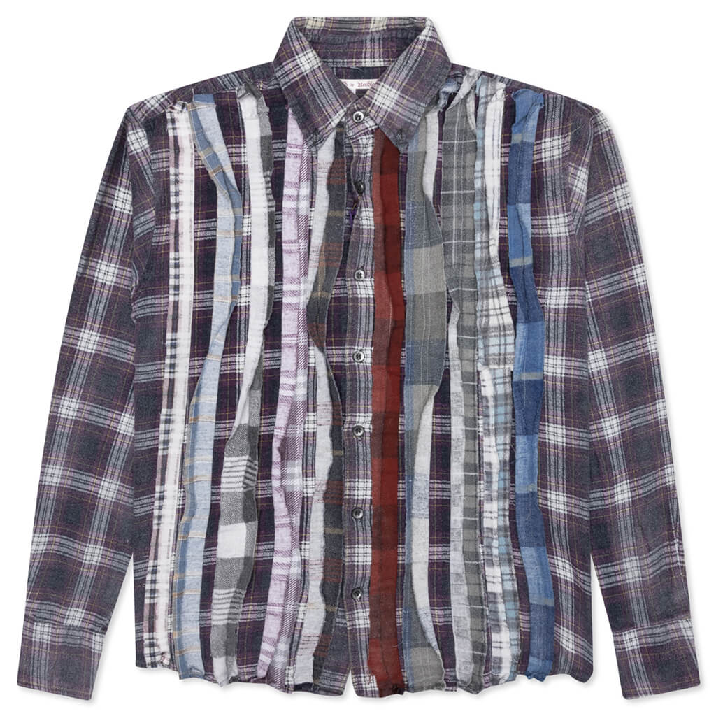 Flannel Shirt Ribbon Reflection Shirt - Assorted – Feature