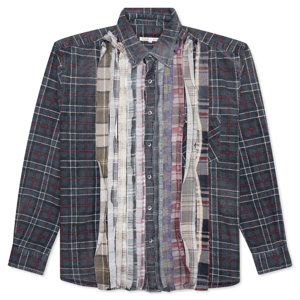 Flannel Shirt Ribbon Reflection Shirt - Assorted – Feature