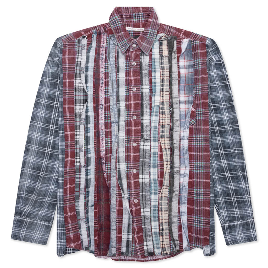 Flannel Shirt Ribbon Wide Reflection Shirt - Assorted – Feature