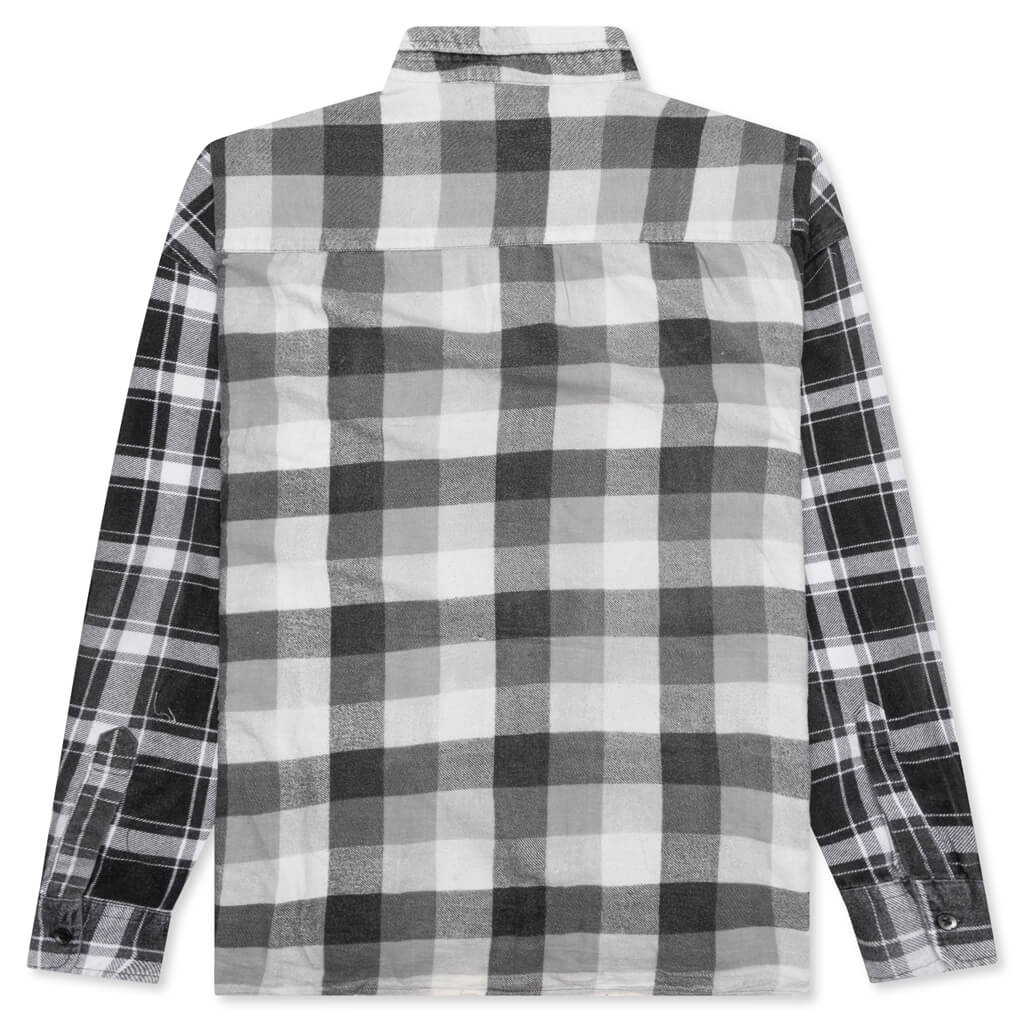Flannel Shirt Ribbon Wide Reflection Shirt - Assorted – Feature