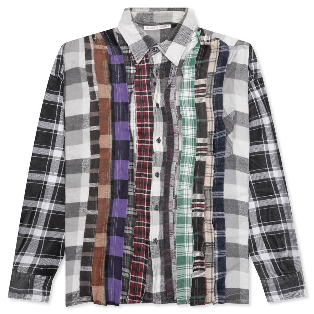 Flannel Shirt Ribbon Wide Reflection Shirt - Assorted – Feature