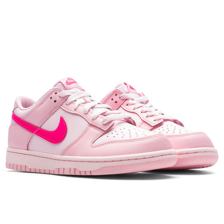 Dunk Low Triple Pink (GS) - Medium Soft Pink/Pink Foam/Hyper Pink – Feature