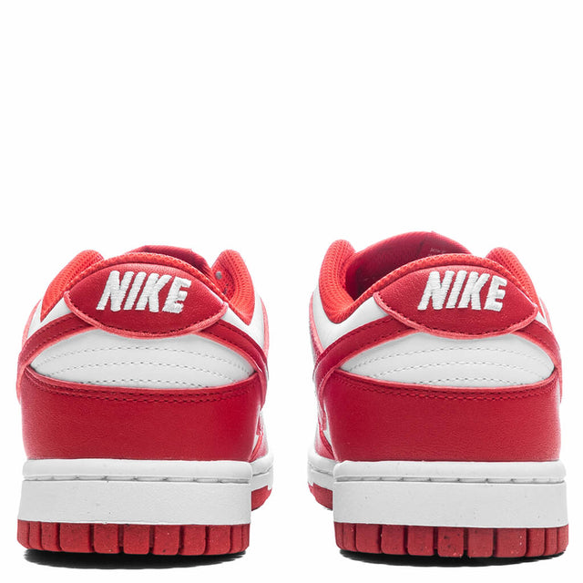 Women's Dunk Low - White/University Red – Feature