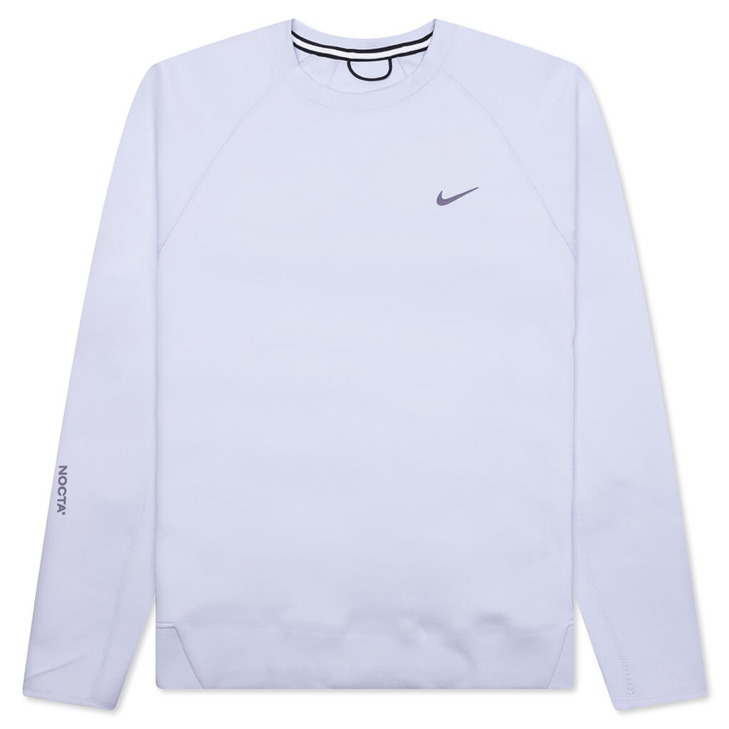 Nike x NOCTA Tech Fleece Crew - Palest Purple/Daybreak – Feature