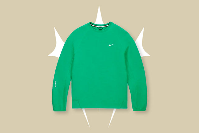 Nike x NOCTA Tech Fleece Crew - Stadium Green/Sail – Feature