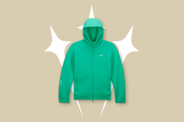 Nike x NOCTA Tech Fleece Hoodie - Stadium Green/Sail – Feature