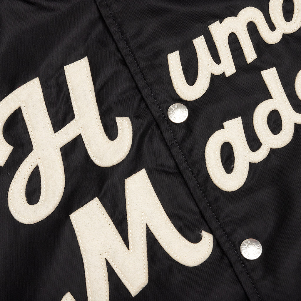 Nylon Stadium Jacket - Black – Feature