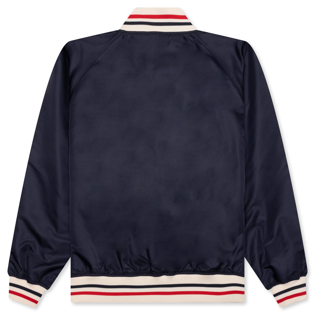 Nylon Stadium Jacket - Navy – Feature