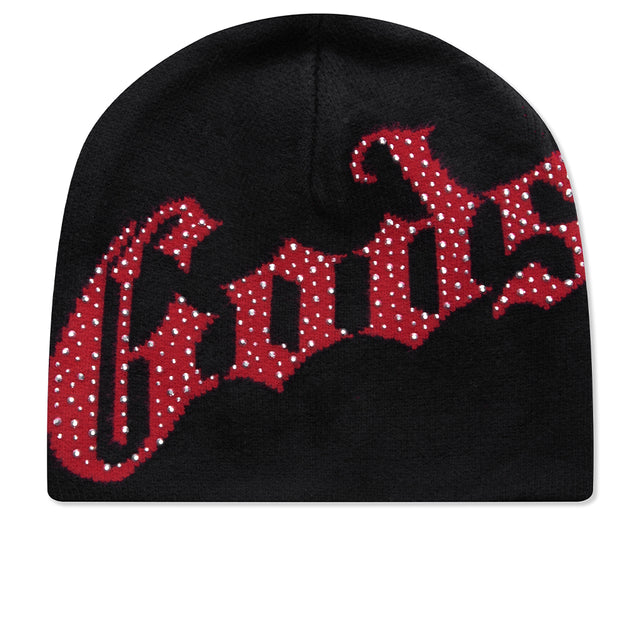 OG Logo Studded Beanie - Black/Red – Feature