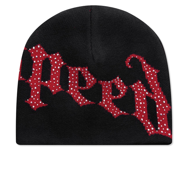 OG Logo Studded Beanie - Black/Red – Feature