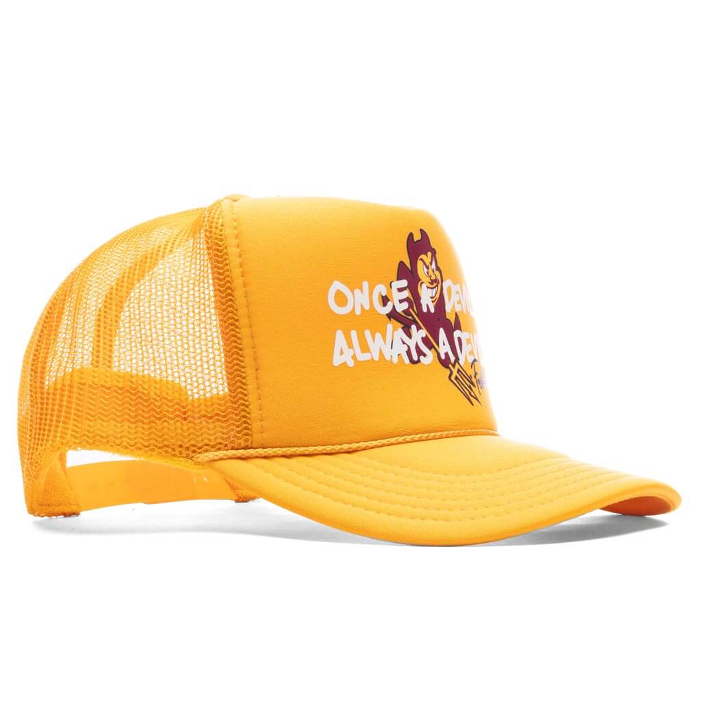 Feature x ASU Once a Devil Trucker Hat - Gold
