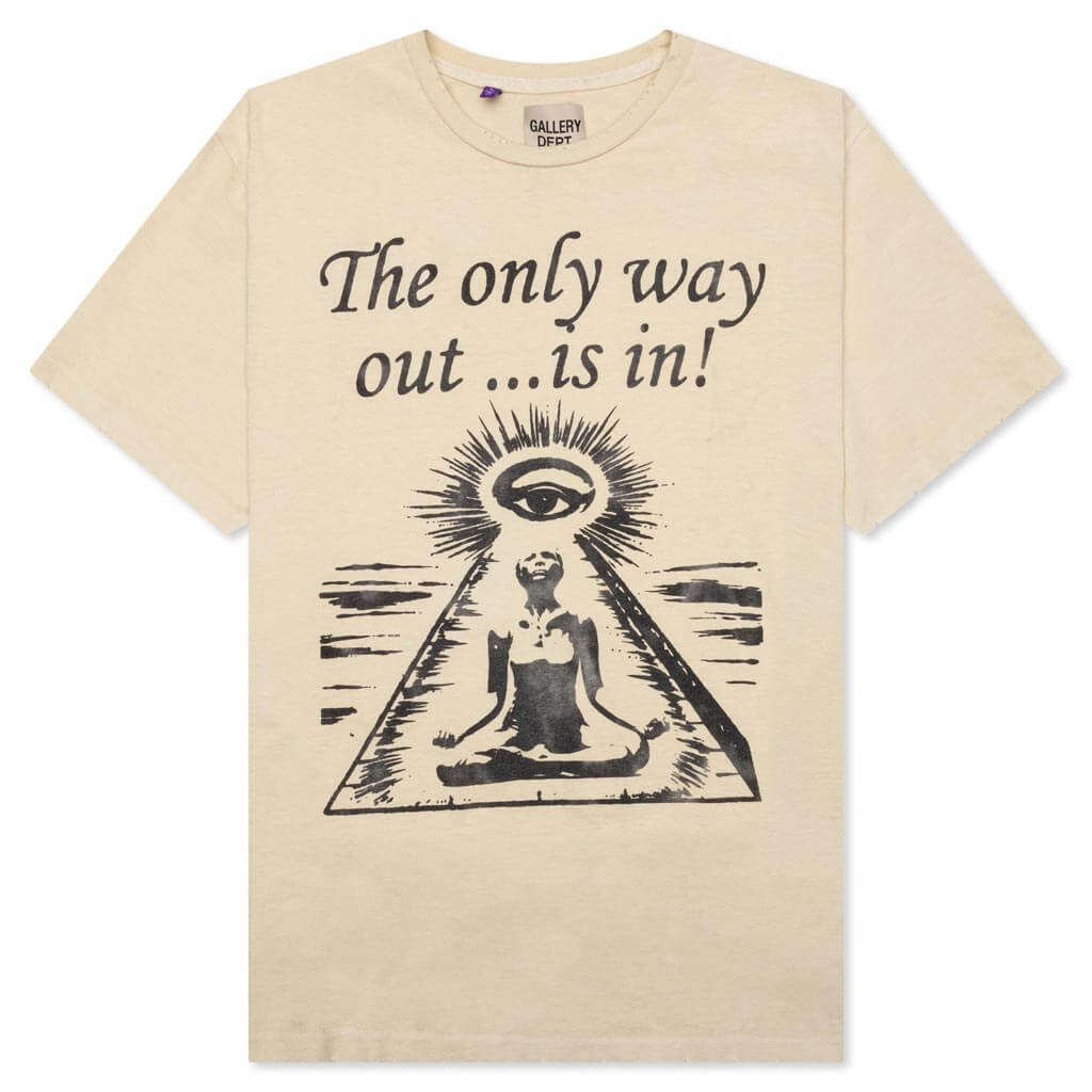 Only Way Out Tee - Antique White – Feature