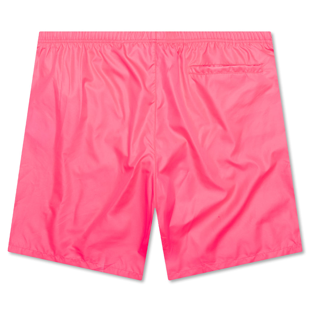 Curved Logo Bold Swim Short - Fuchsia – Feature