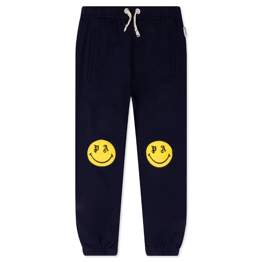 Kids PA Smiley Sweat Pants - Navy/Blue – Feature