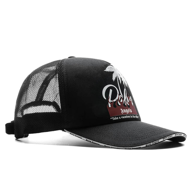 Palm Cap - Black/Off White – Feature
