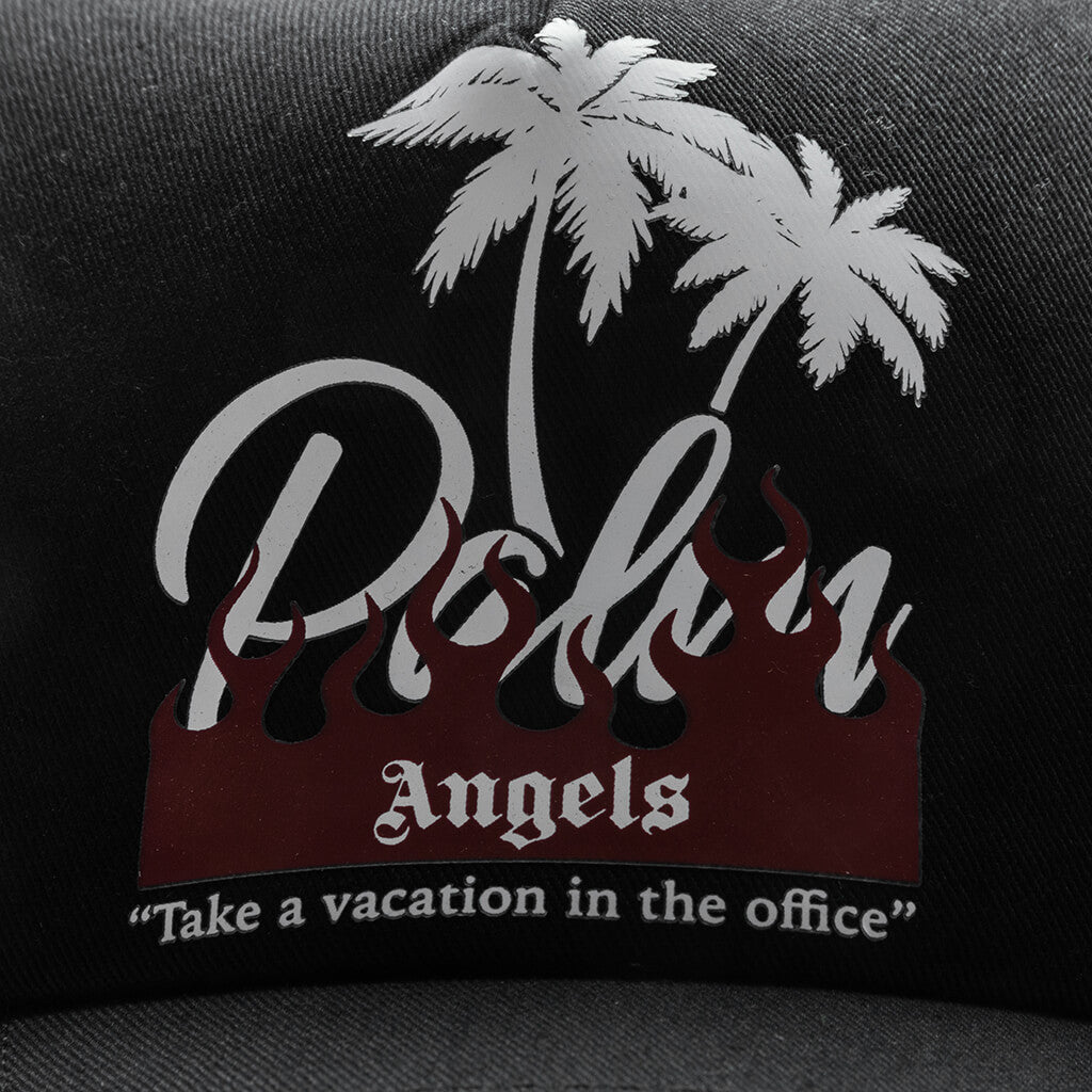 Palm Cap - Black/Off White – Feature