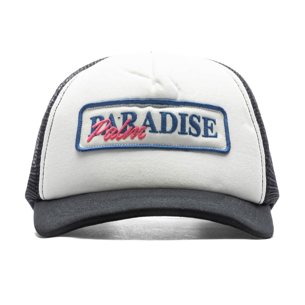 Paradise Palm Trucker - Black – Feature