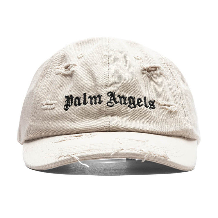 Ripped Logo Cap - Beige/Black – Feature