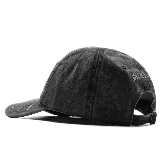 Ripped Logo Cap - Grey – Feature