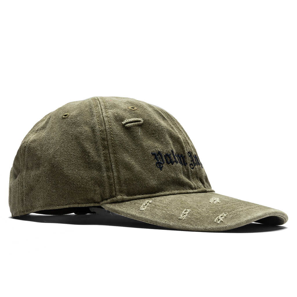 Ripped Logo Cap - Military/Navy Blue – Feature
