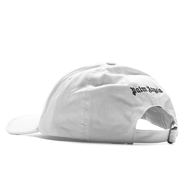 Ripped Logo Cap - White/Black – Feature