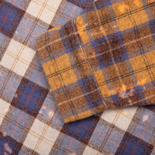Patchwork Logo Flannel - Brown/Multi – Feature