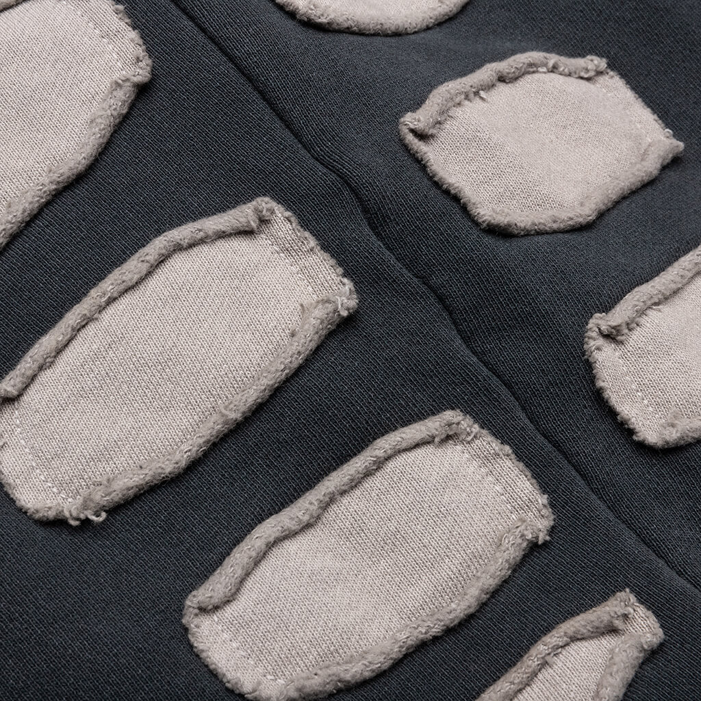 Patchwork Moto Short - Washed Black – Feature