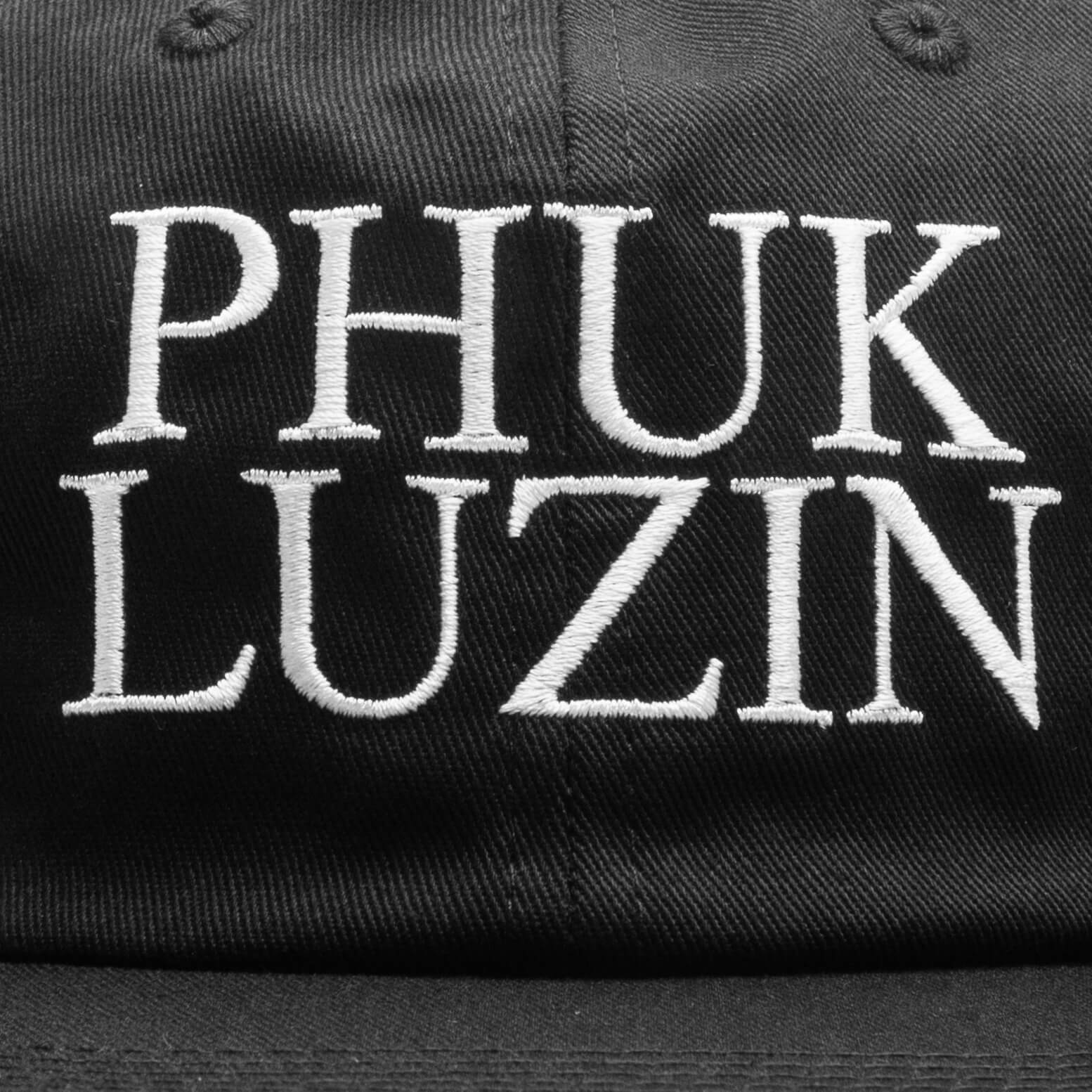 Phuk Luzin 6-Panel Strapback Hat - Black – Feature