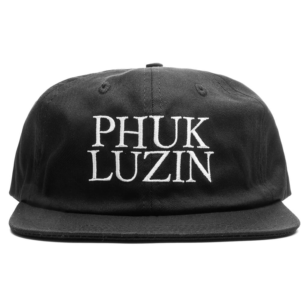 Phuk Luzin 6-Panel Strapback Hat - Black – Feature