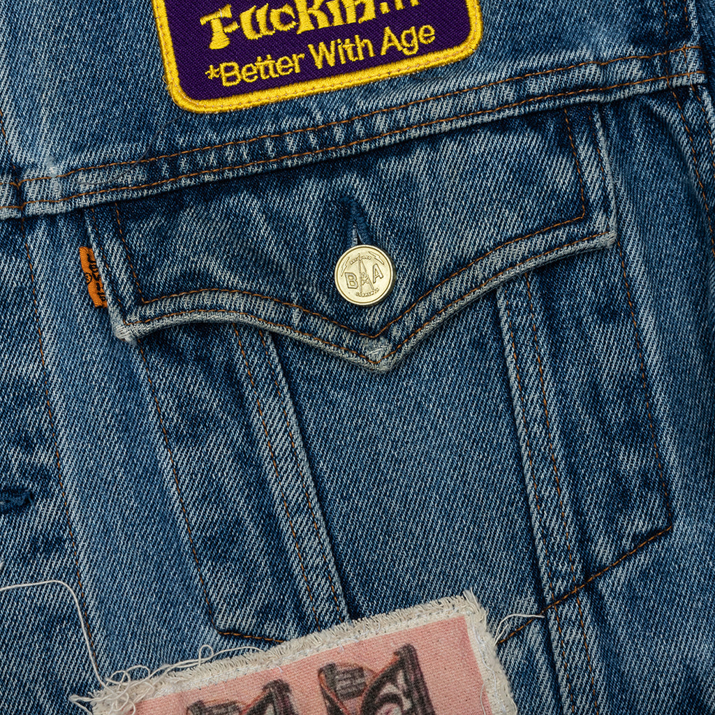 Portrait Denim Jacket - Multi – Feature