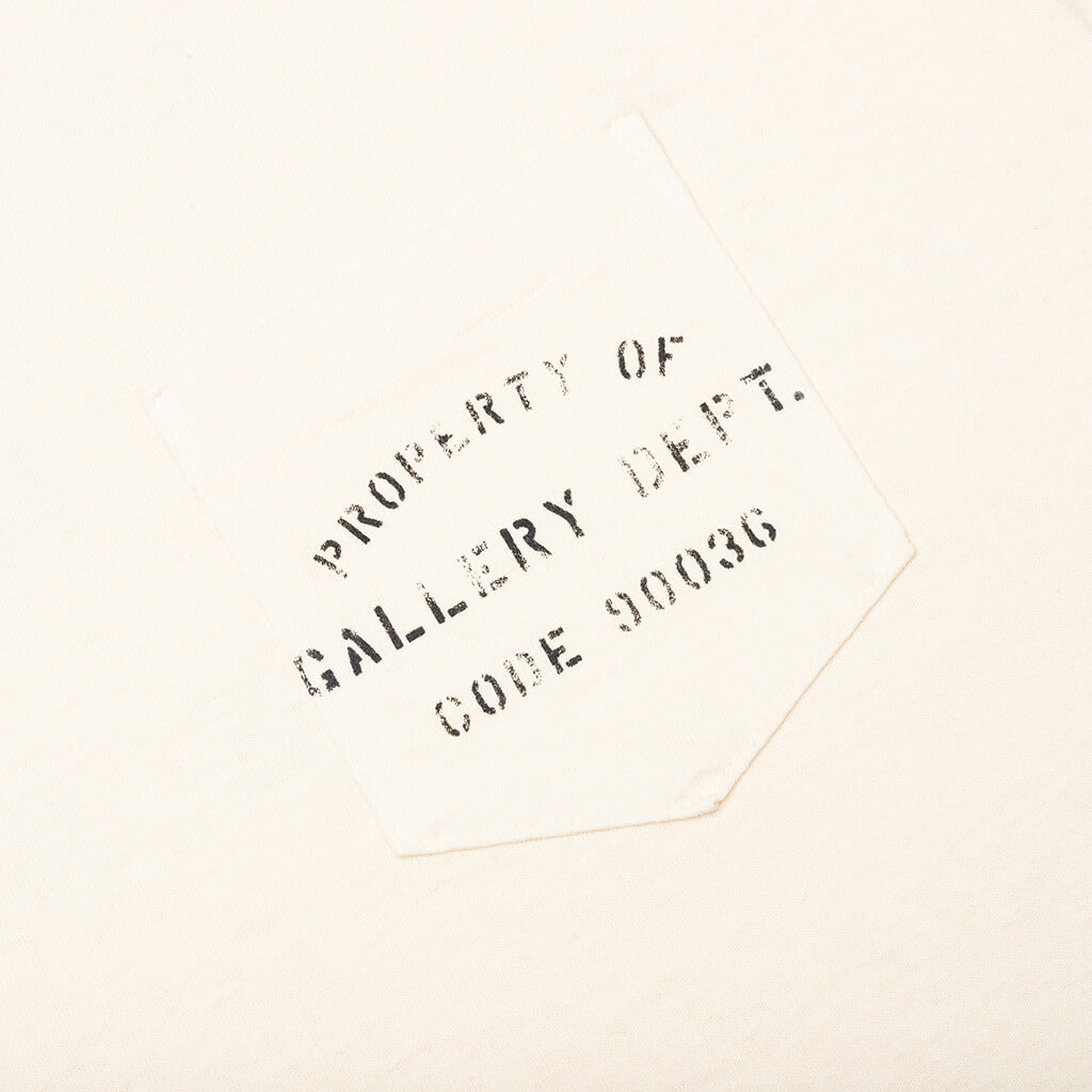 Property Of Stencil Tee - Antique White – Feature