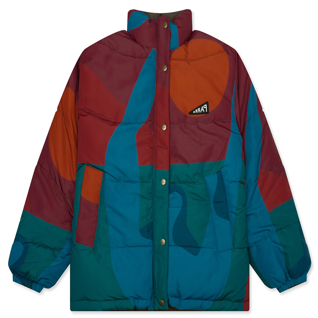 Protect The Sun Reversible Puffer Jacket - Brown – Feature