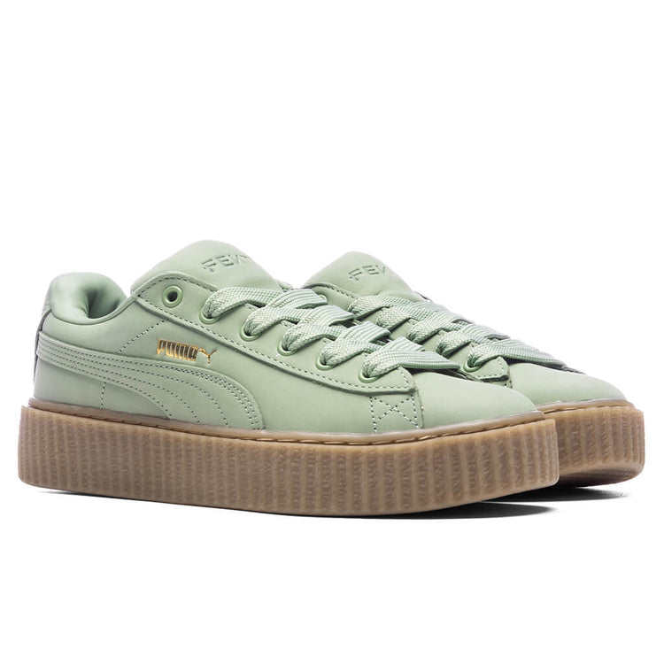 Puma x Fenty Women's Creeper Phatty Nubuck - Green Fog – Feature