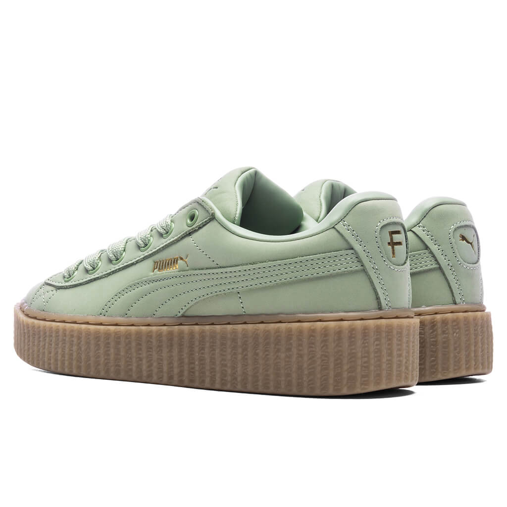 Puma x Fenty Women's Creeper Phatty Nubuck - Green Fog – Feature