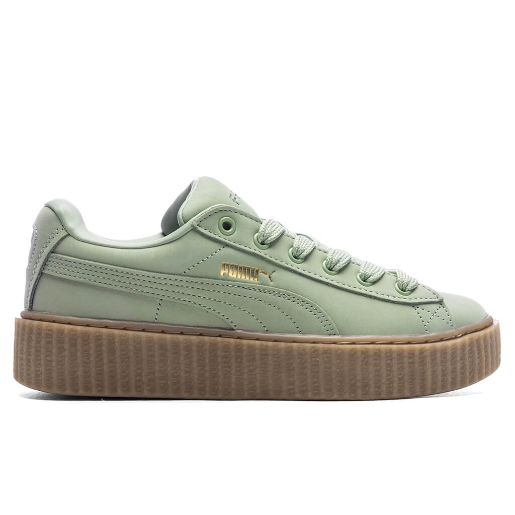 Puma x Fenty Women's Creeper Phatty Nubuck - Green Fog – Feature