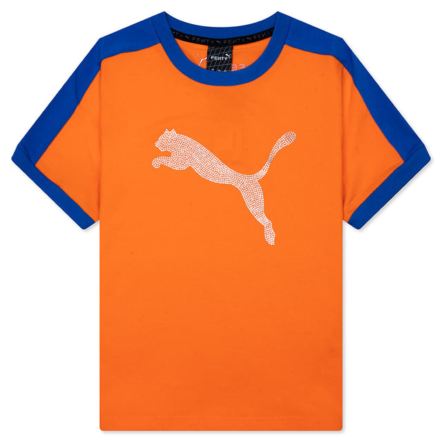 Puma x Fenty Women's T7 Slim Tee - Rickie Orange – Feature
