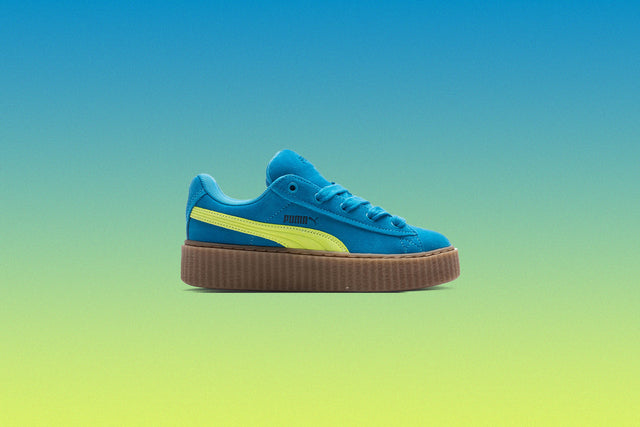 Puma x Fenty Creeper Phatty Juniors' - Speed Blue/Lime Pow/Gum – Feature