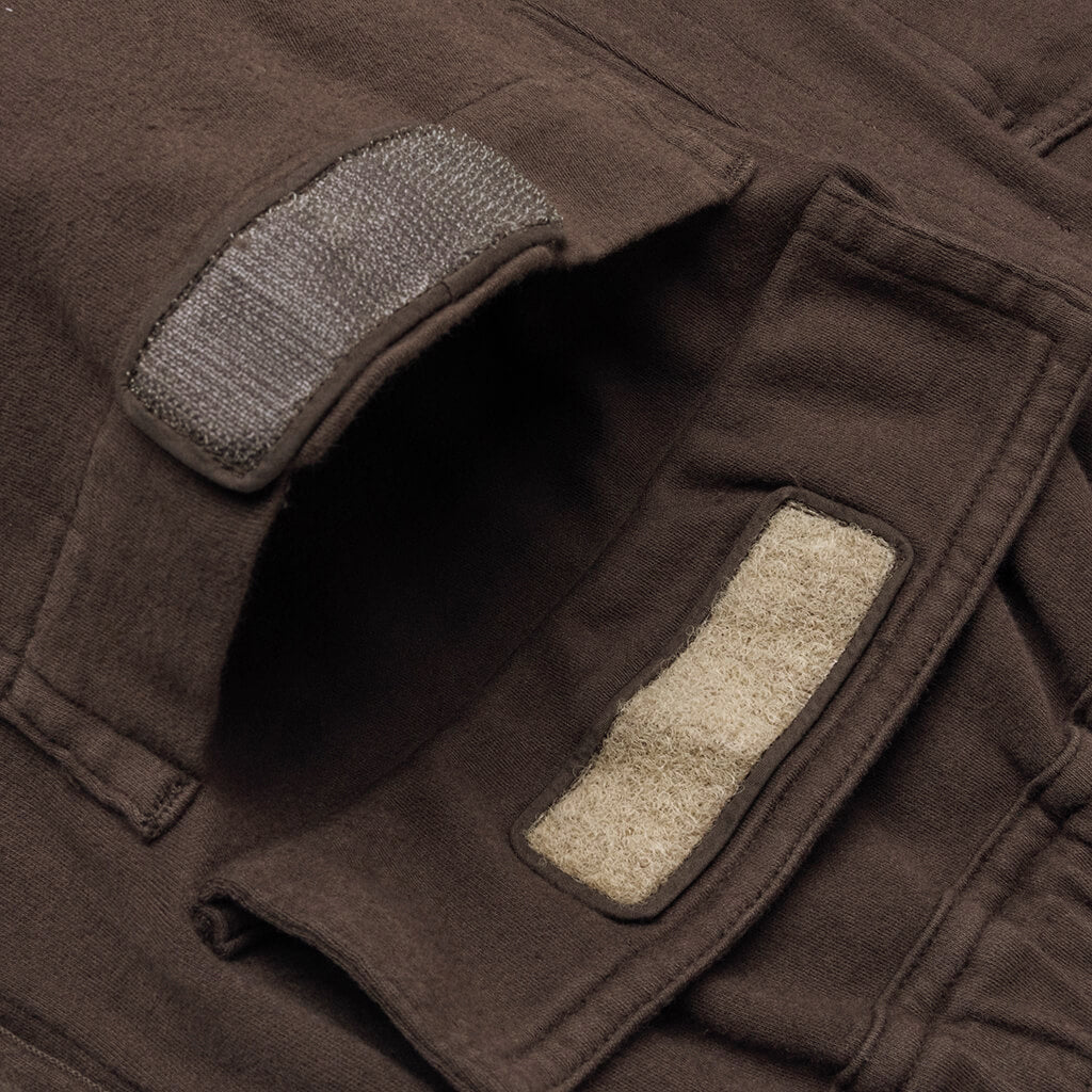 Brushed Jersey Pusher Pants - Dark Dust – Feature