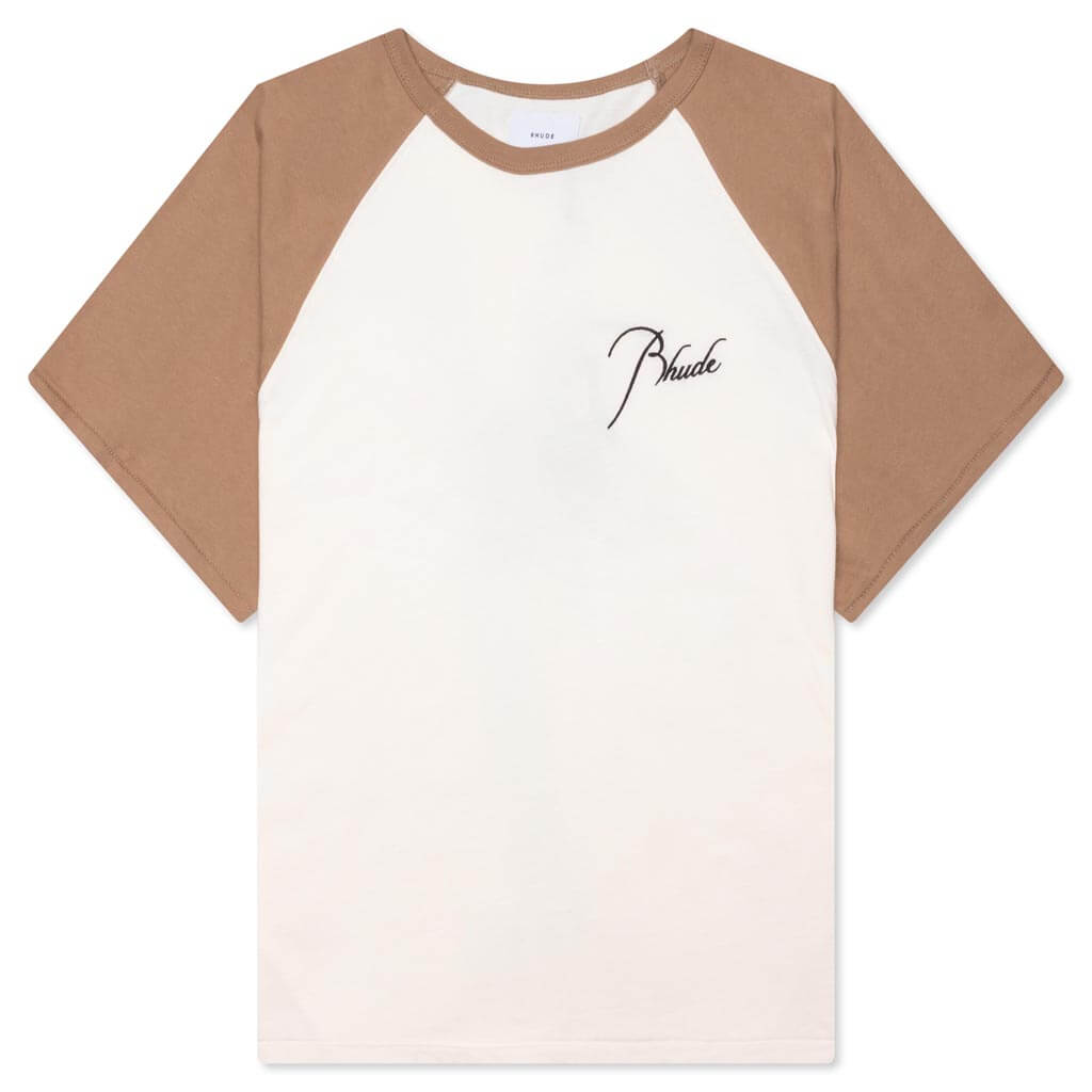 Raglan Tee - Vintage Tan – Feature